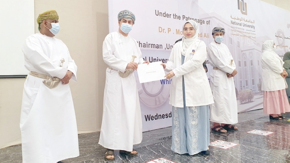 NUST holds white coat ceremony for 140 students - Oman Observer
