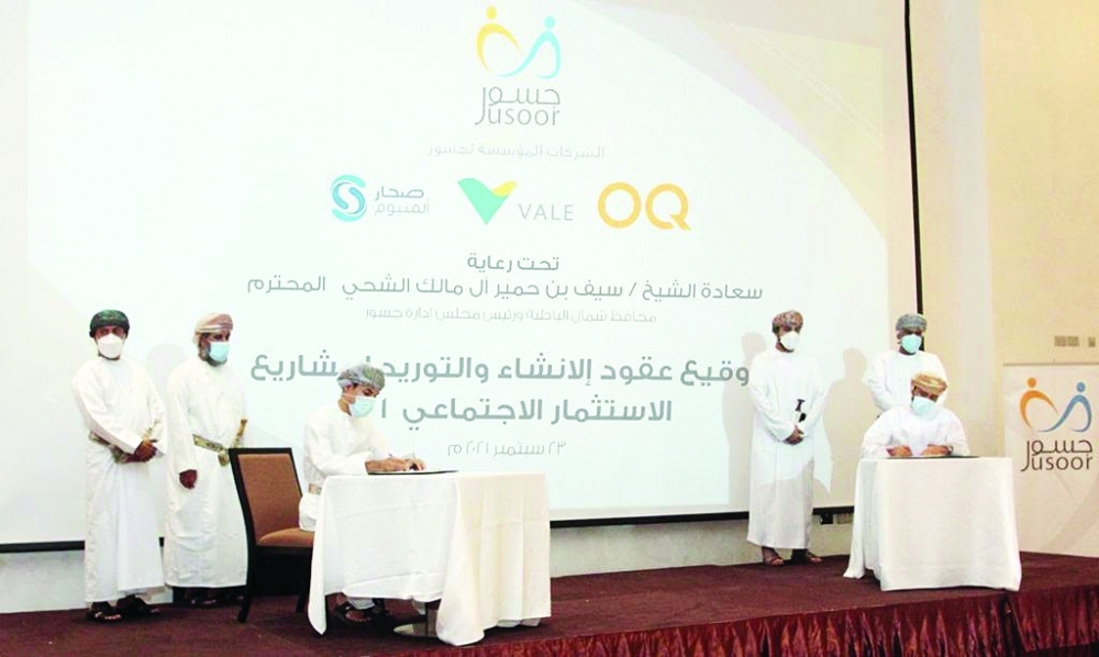 Jusoor to support four social investment projects - Oman Observer