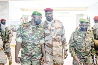 Guinea coup leader sworn in as interim president - Oman Observer