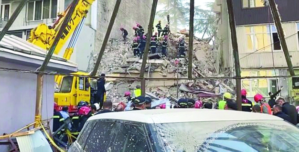 Partial building collapse kills 5 in Georgia - Oman Observer