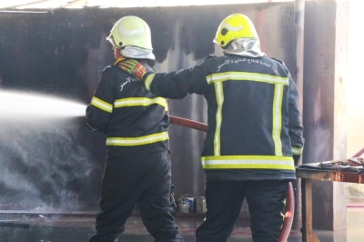 CDAA's firefighting teams douse carpentry workshop blaze in Suhar ...