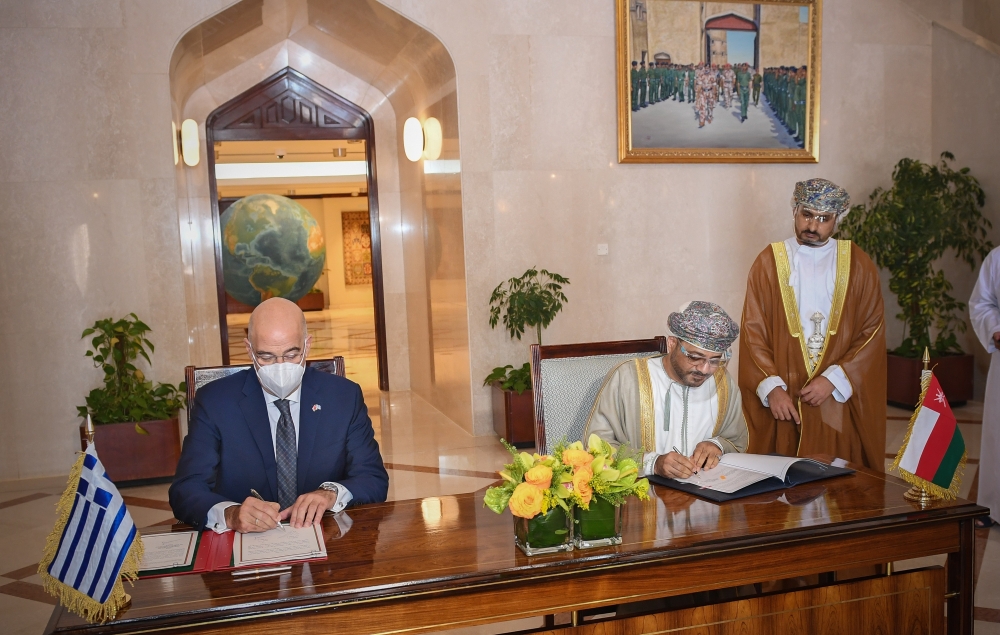 Oman, Greece sign visa waiver agreement, MoU on political consultations ...