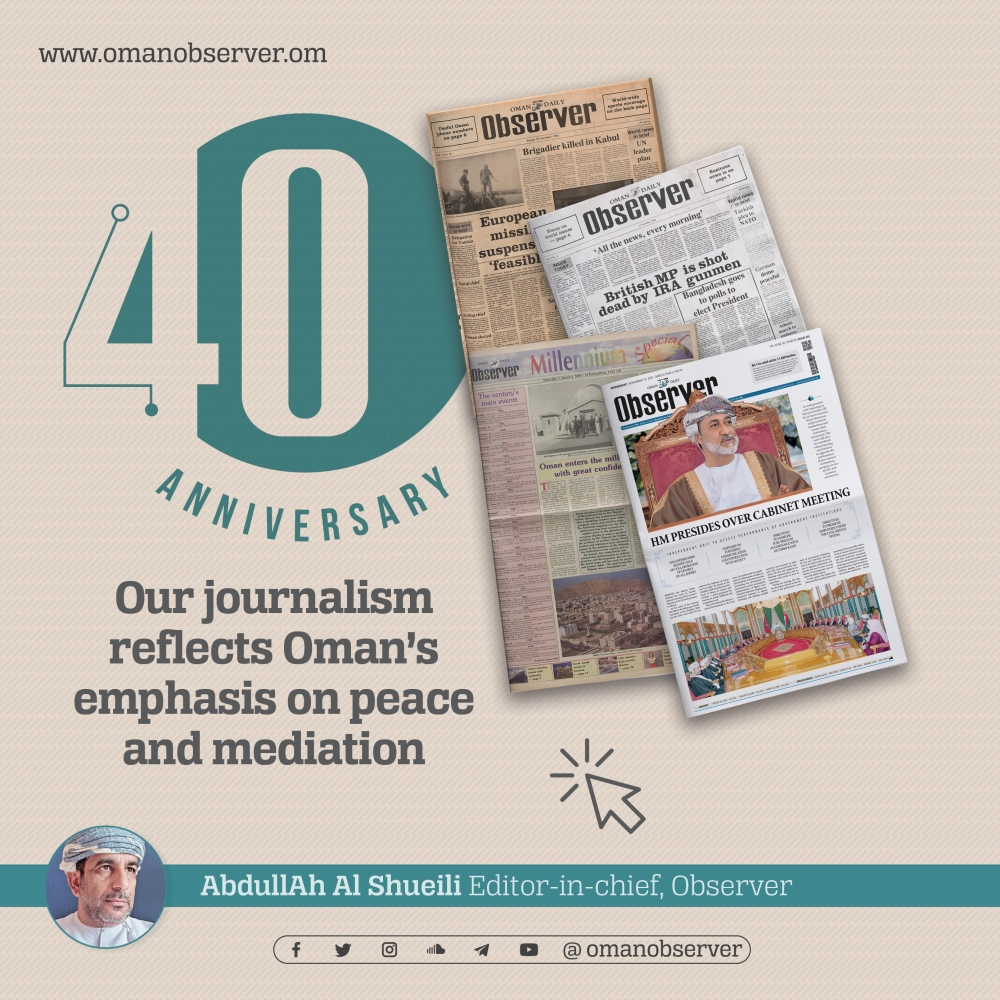 Our journalism reflects Oman’s emphasis on peace and mediation - Oman ...