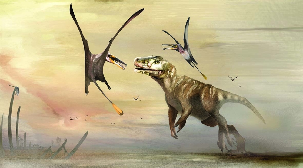 Fossil of dinosaur with hard head and tiny arms found in Argentina ...