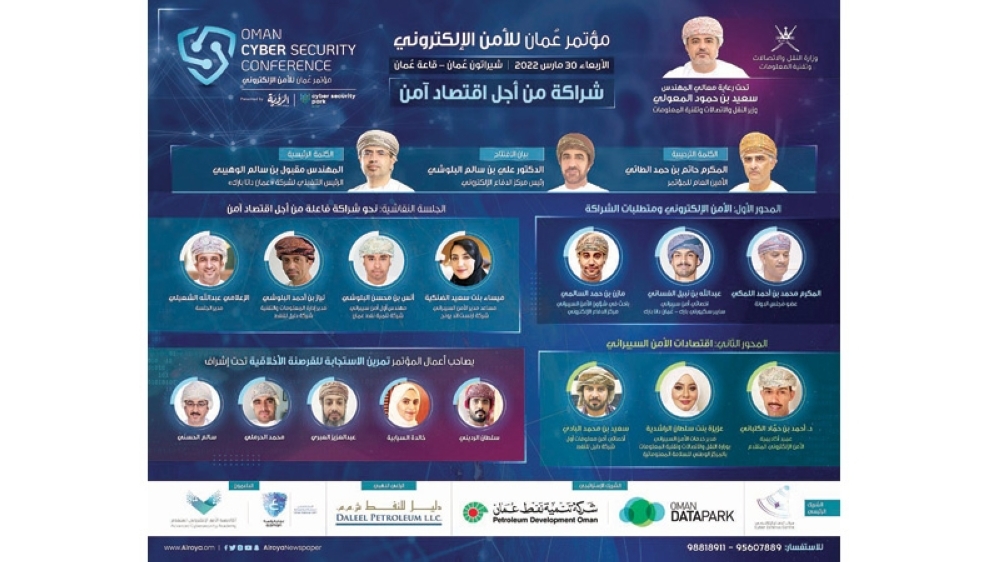Cyber security meet to focus on 'safe economy' - Oman Observer
