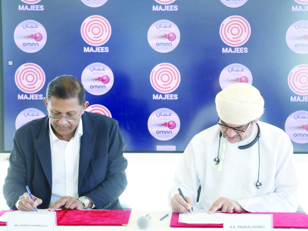 Majees signs partnership agreement with Oman Cricket - Oman Observer