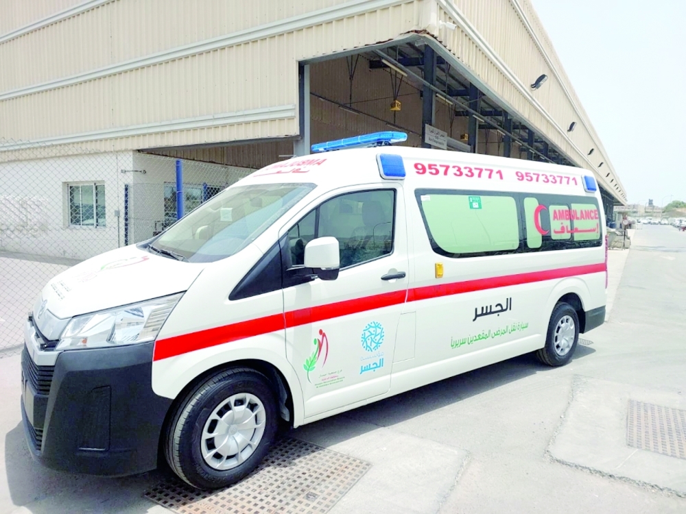 Al Jisr donates ambulance for elderly - Oman Observer