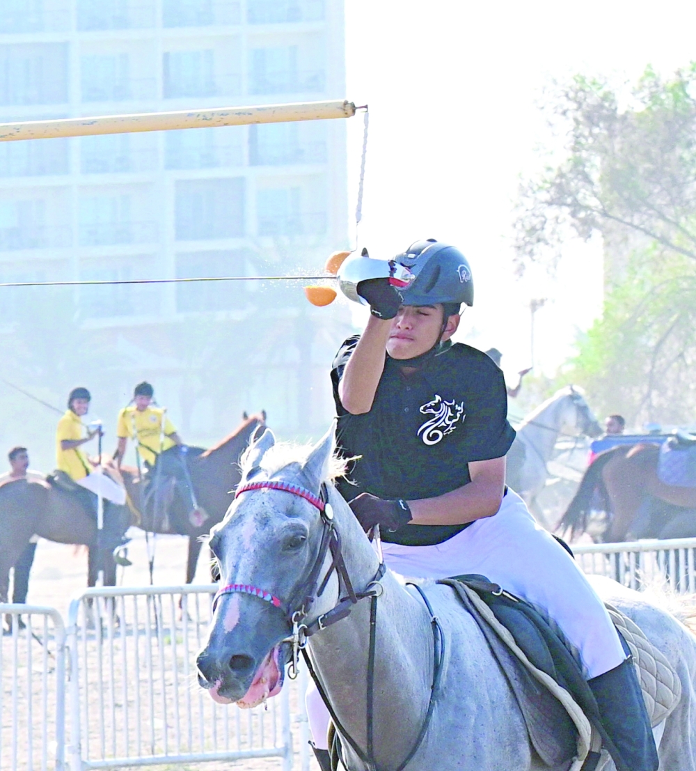 Mudhaibi emerge champions of first Musannah tent pegging - Oman Observer