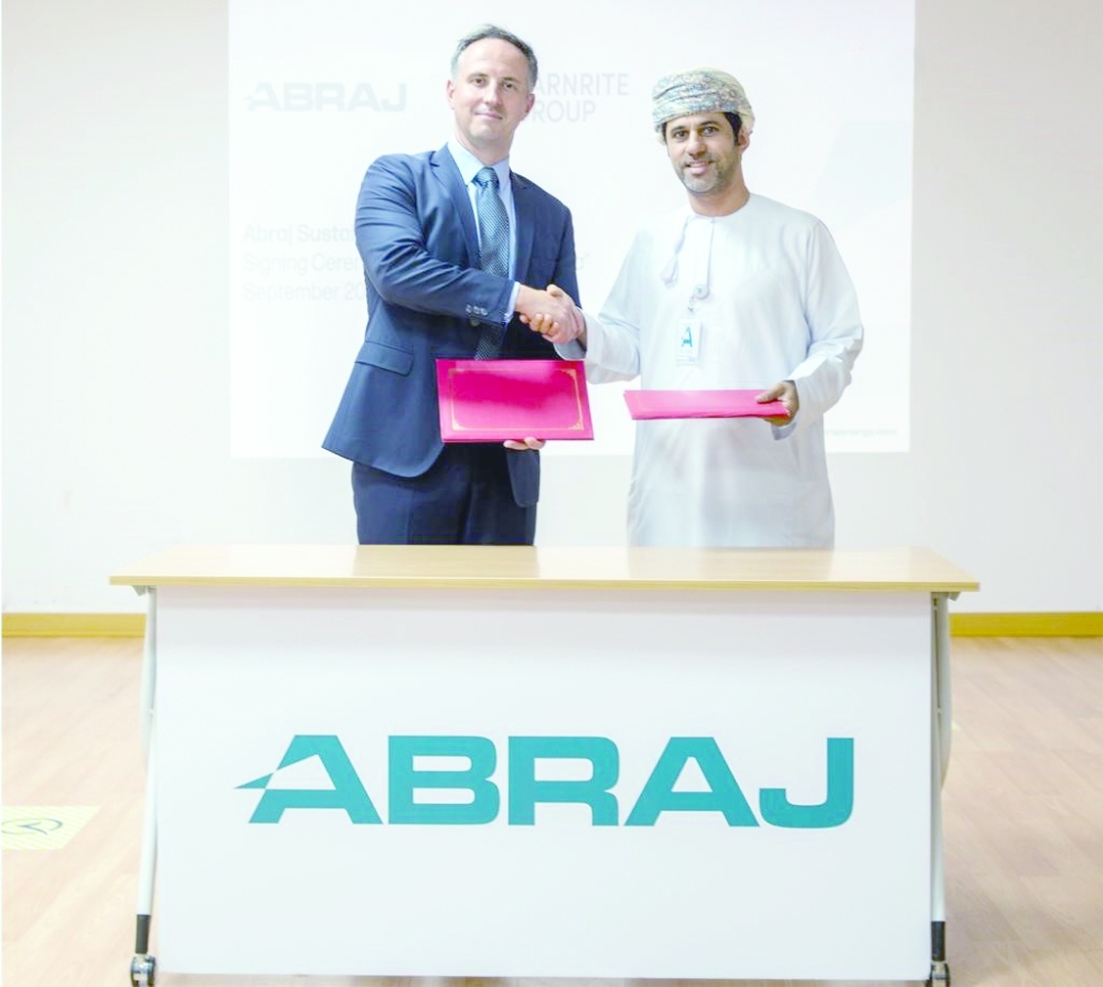 Abraj launches sustainability strategy and roadmap - Oman Observer
