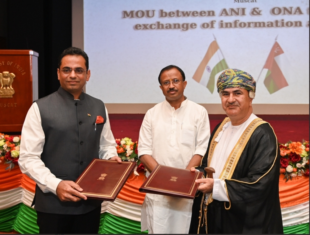 ONA signs agreement with Indian news agency ANI - Oman Observer