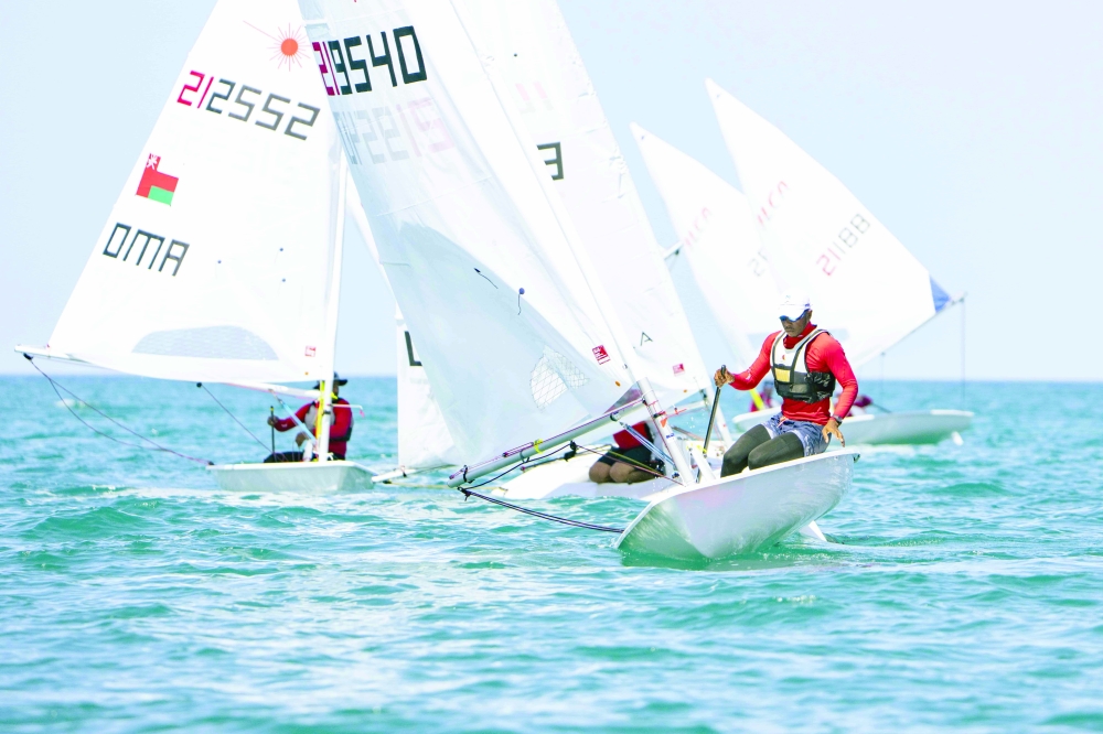 Omani sailors shine on the first day of Arab Sailing 2022 - Oman Observer