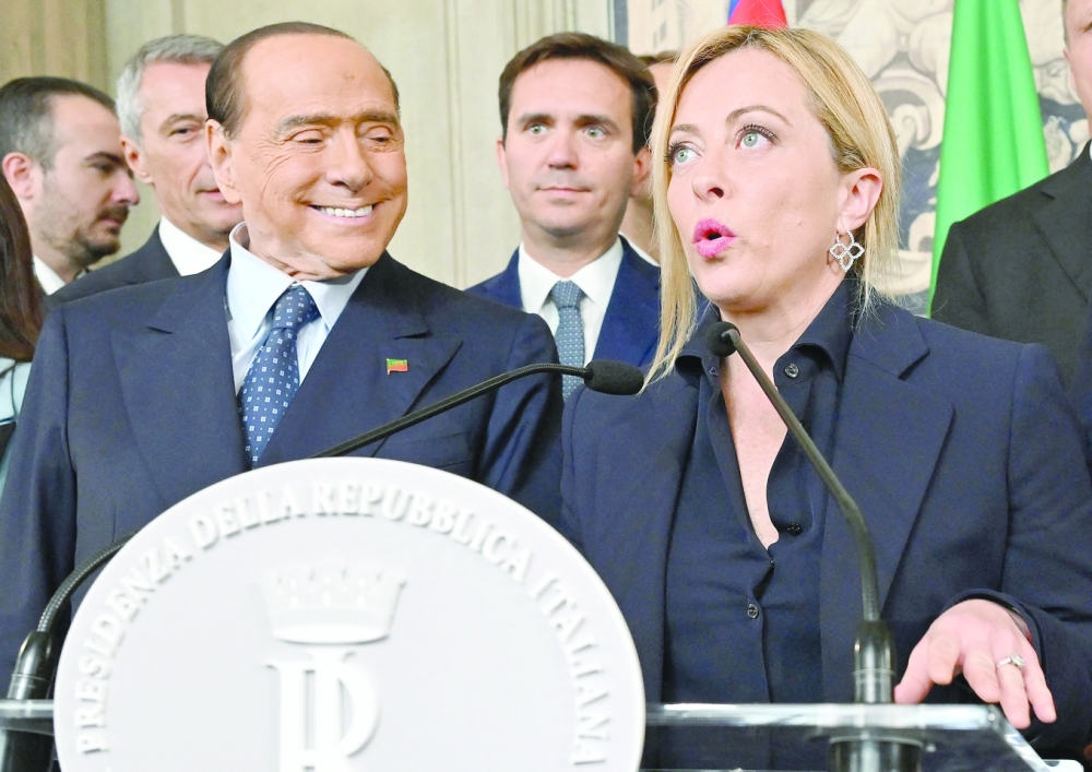 Meloni set to become Italy's first woman PM - Oman Observer