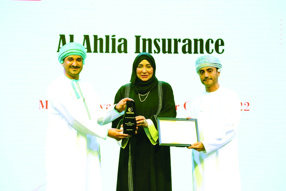 Al Ahlia wins 'Most Innovative Insurer-Oman' award - Oman Observer