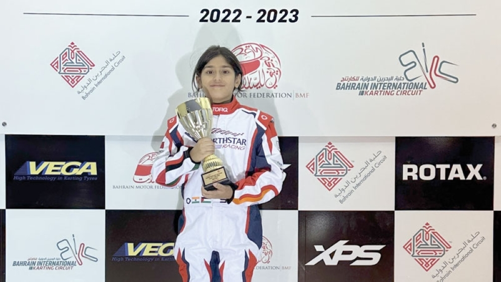 Shonal second in Bahrain Rotax karting race - Oman Observer