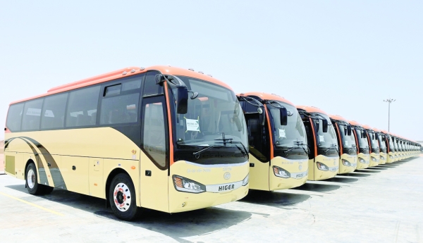 Made-in-Oman buses commute World Cup fans in Qatar - Oman Observer
