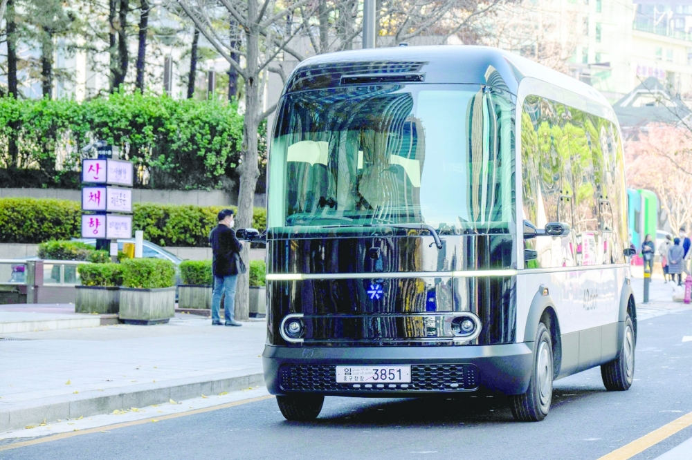 Seoul launches self-driving bus experiment - Oman Observer