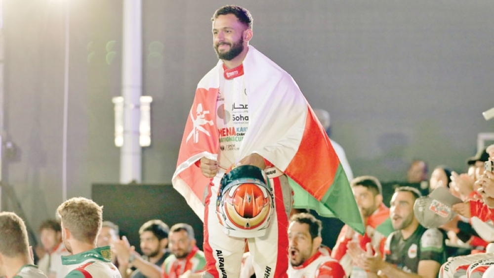 Al Rawahi clinches title at Mena karting - Oman Observer