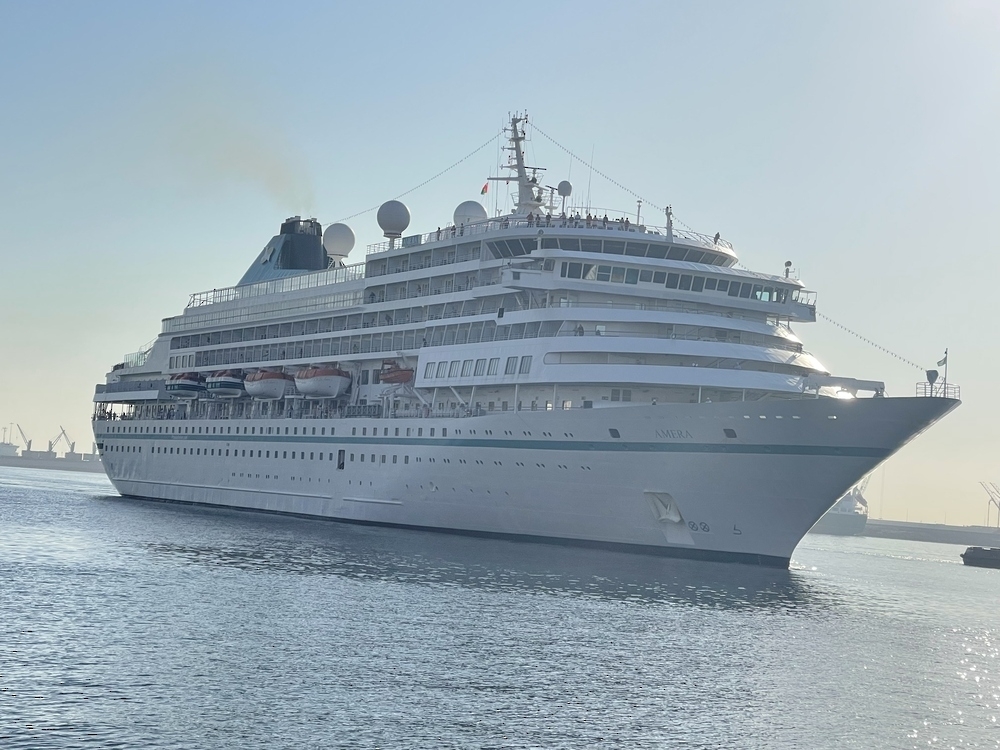 Cruise Ship “Amera” anchors at Salalah Port - Oman Observer