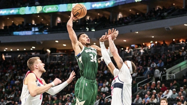 Giannis scores career-high 55 to ignite Bucks over Wizards - Oman Observer