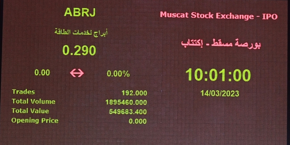 Abraj Energy Services shares listed on MSX - Oman Observer