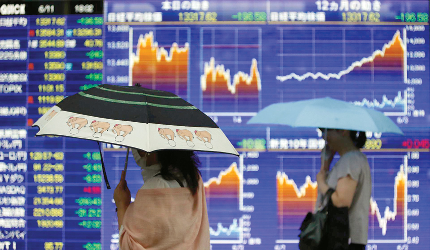 Asia stocks, dollar drop as Trump caution outweighs China GDP - Oman ...