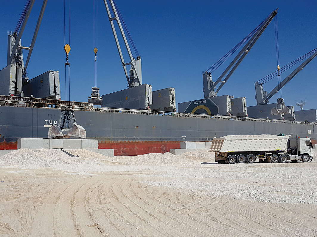 Port of Duqm handles maiden limestone shipment - Oman Observer