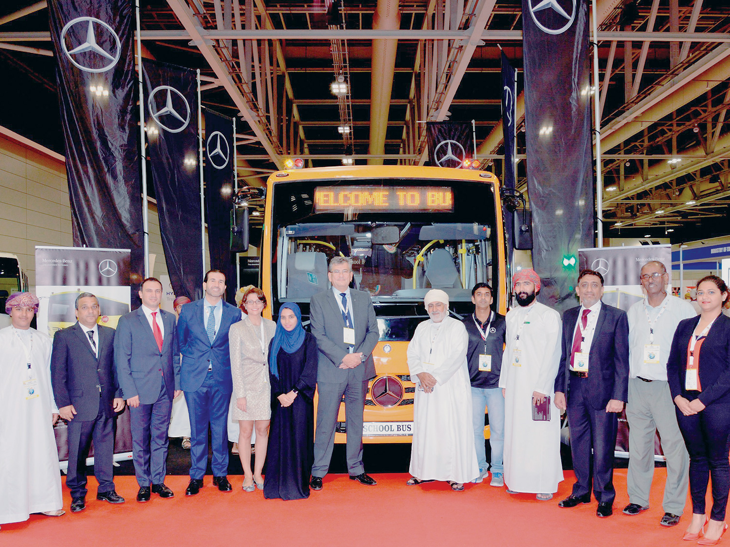 Mercedes-Benz Oman premiers class-leading new school bus - Oman Observer