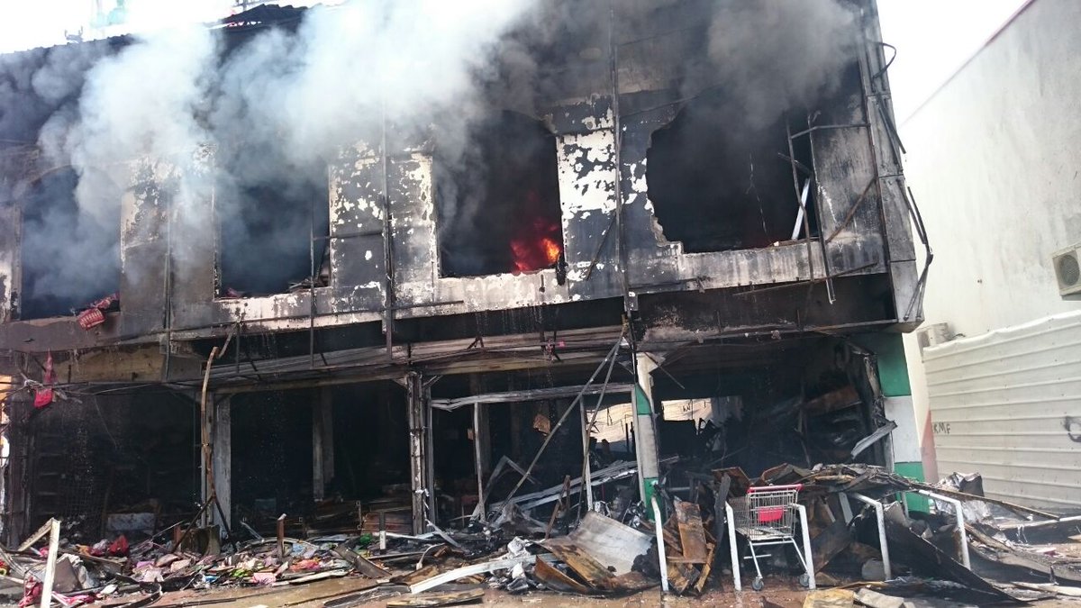 Major fire at shopping centre, no casualties - Oman Observer
