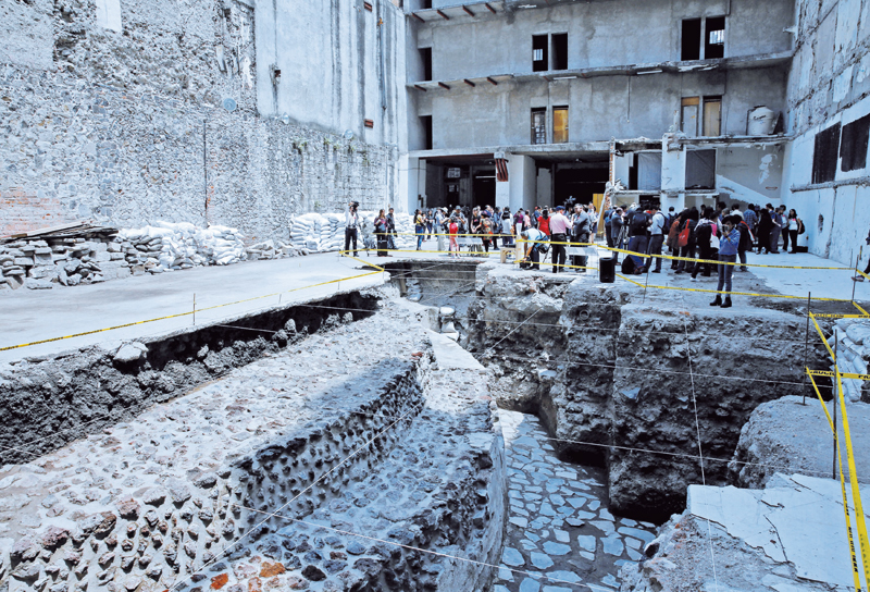 Ancient Aztec temple, ball court found in Mexico - Oman Observer