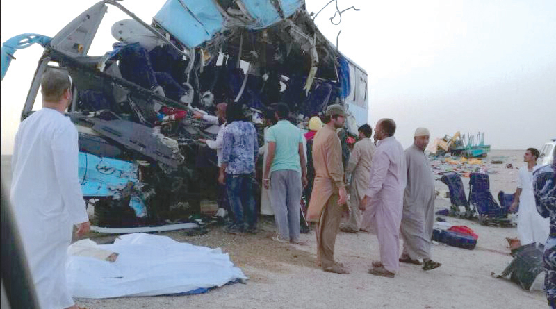 Tyre burst behind Qarn Al Alam accident - Oman Observer