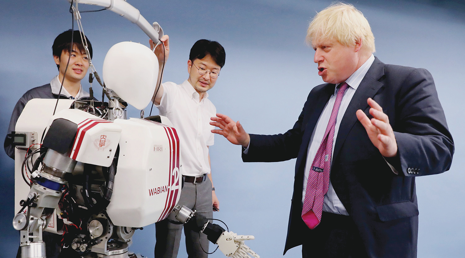 UK foreign Secretary meets high-tech robots in Japan - Oman Observer