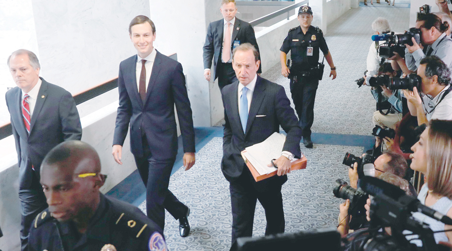 Kushner says met Russians 4 times, denies collusion - Oman Observer