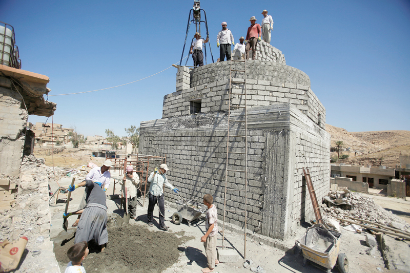 Long wait for captive Yazidis’ return spent rebuilding shrine in Iraq’s ...