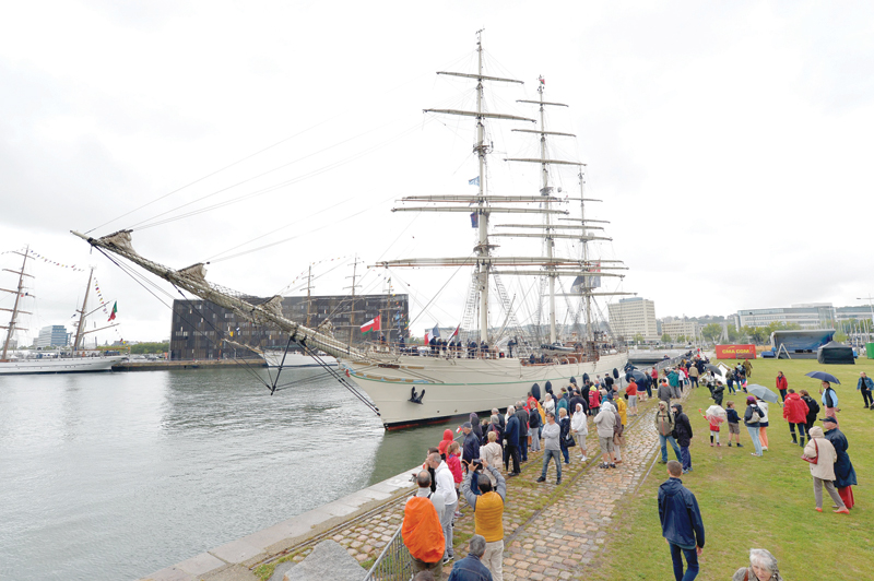 Shabab Oman II in Le Havre for Tall Ships festival - Oman Observer