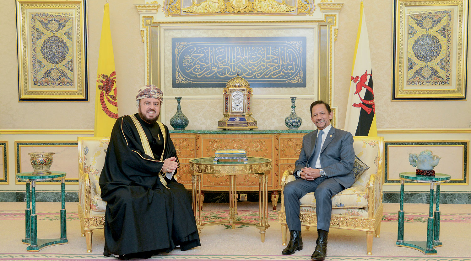 Asaad conveys His Majesty’s greetings to Brunei Sultan - Oman Observer