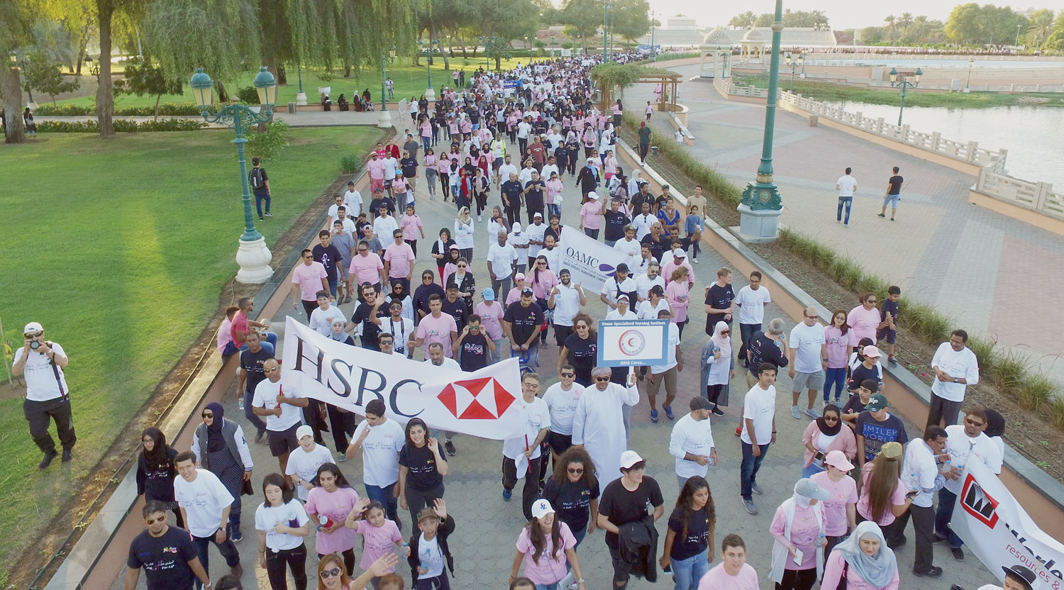 OCA holds annual cancer walkathon - Oman Observer