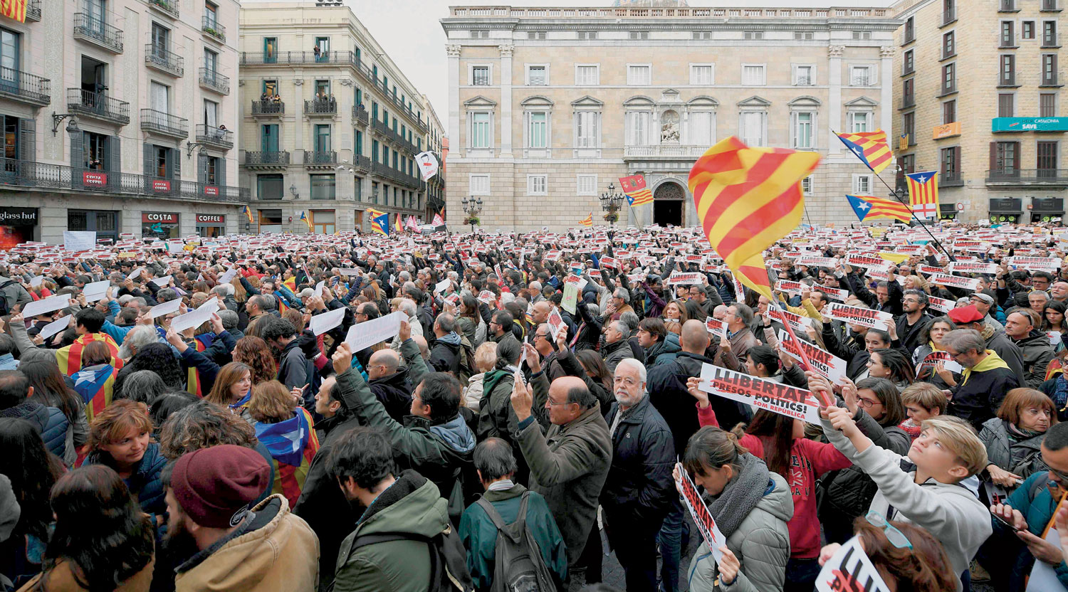 Travel chaos as Catalan strike demands leaders’ release - Oman Observer