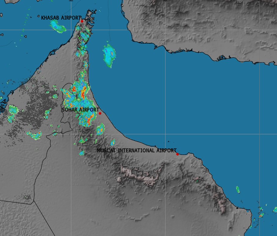 Rainfall, strong winds in Oman over next 98 hours - Oman Observer