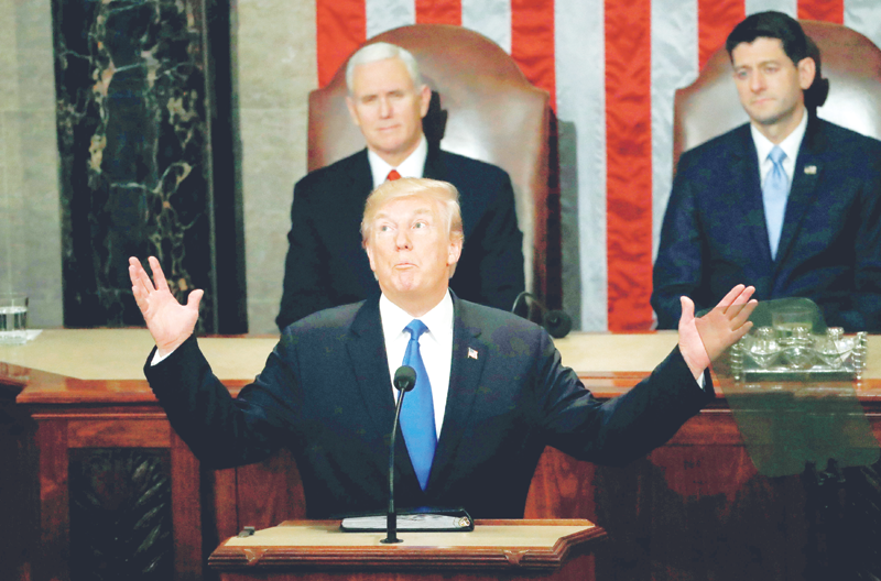 Trump seeks unity after testy first year - Oman Observer