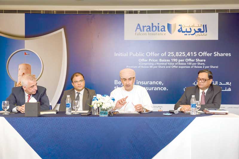 Arabia Falcon Insurance launches IPO - Oman Observer