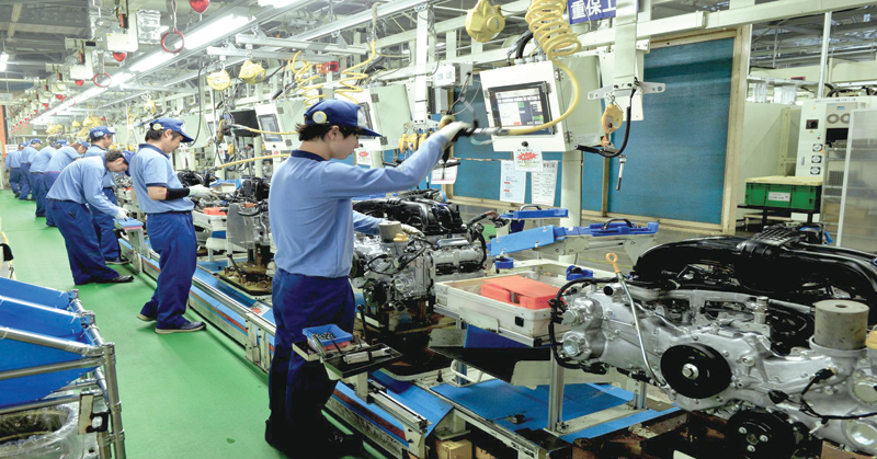 Japan factory output turns up in February - Oman Observer