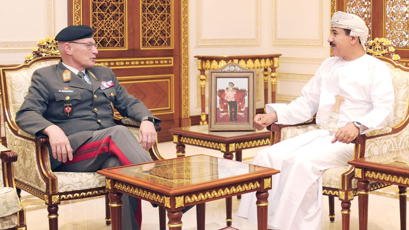 Royal Office Minister holds talks with Austrian defence official - Oman ...