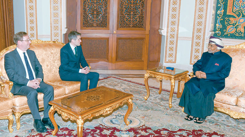 HM audience to British Defence Secretary - Oman Observer
