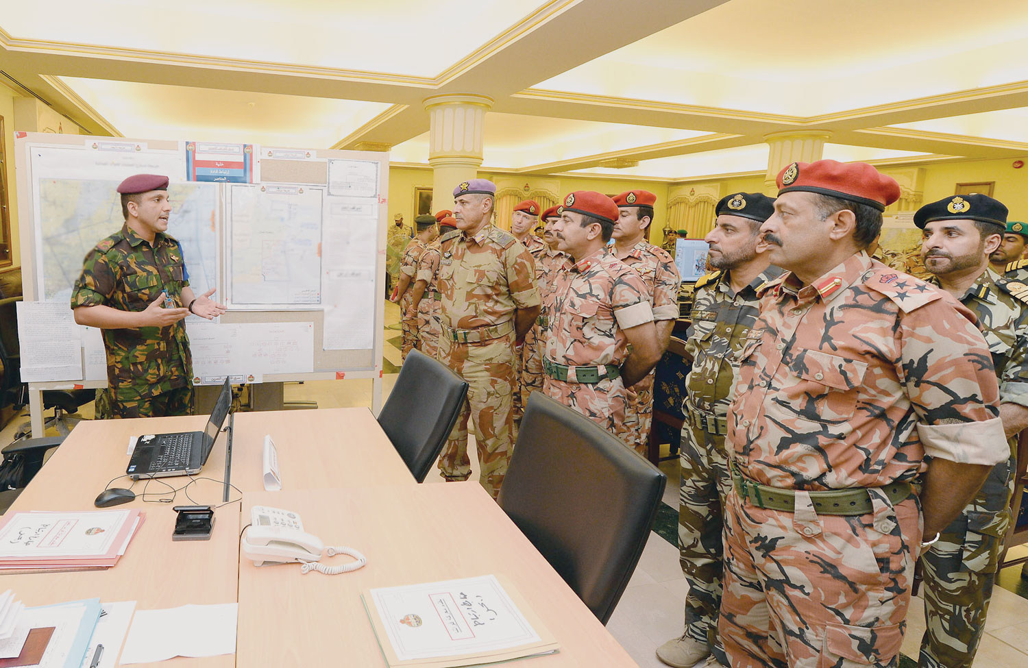 SAF Commanders visit Al Hazm exercise - Oman Observer