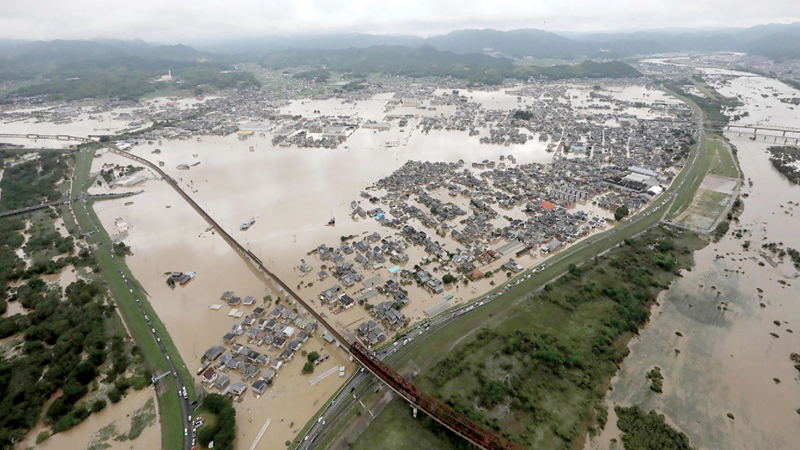 Japan struggles to restore water to flood-hit towns - Oman Observer