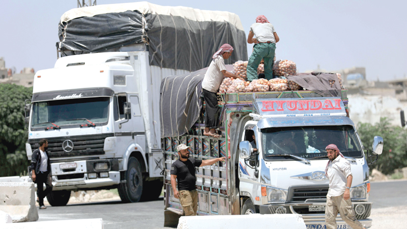 Syrian rivals profit from trade across the front lines - Oman Observer