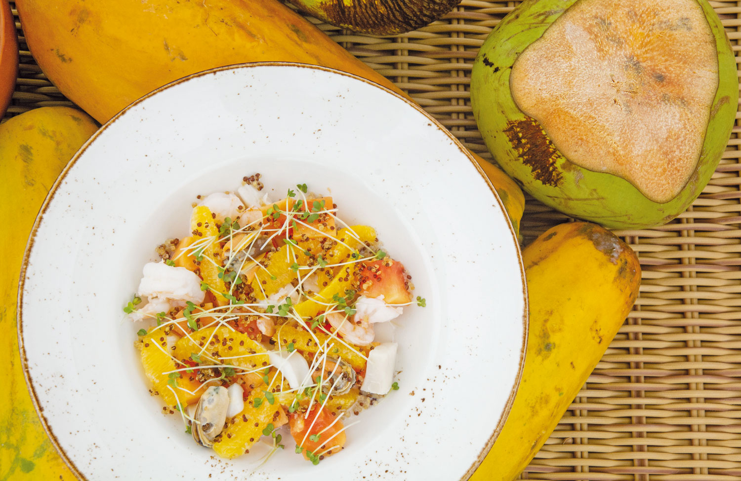 Salalah papaya and seafood salad - Oman Observer