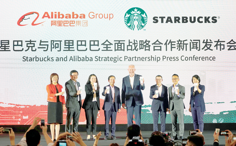 Starbucks joins with Alibaba for China coffee deliveries - Oman Observer