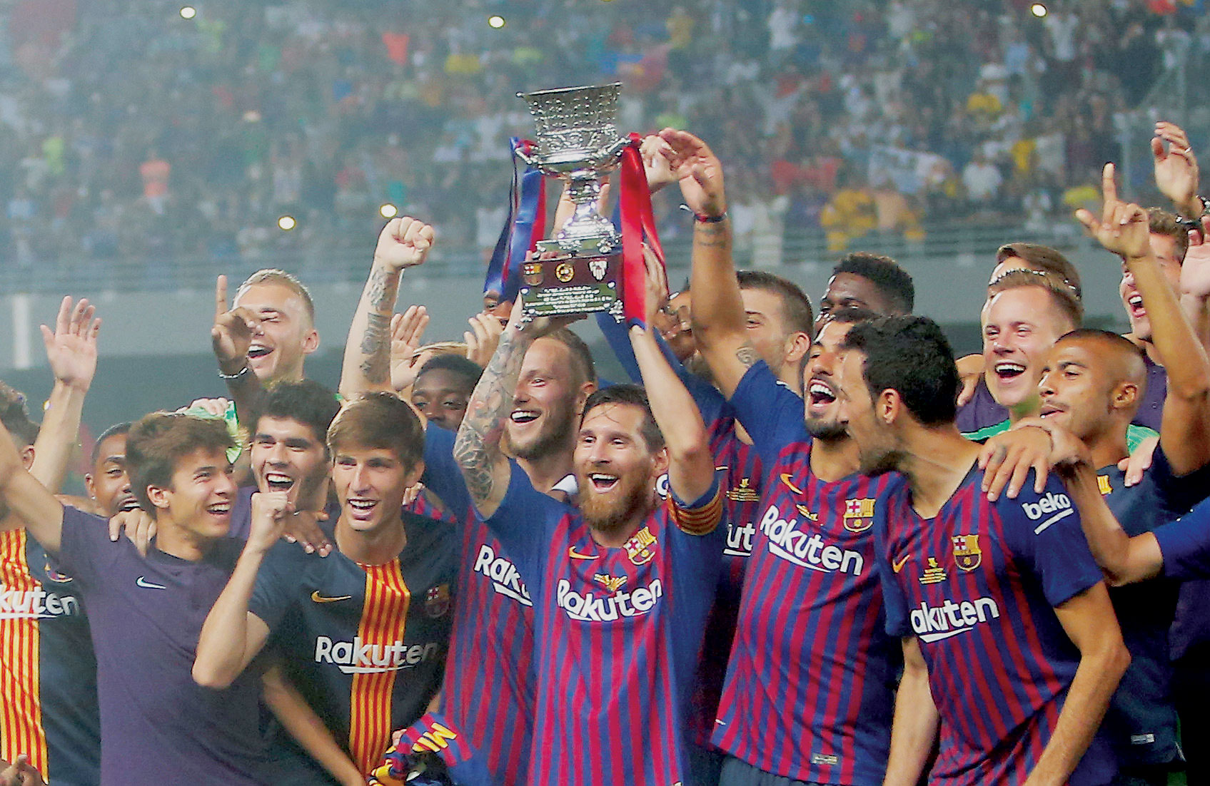 Barca lift Spanish Super Cup after late penalty save - Oman Observer