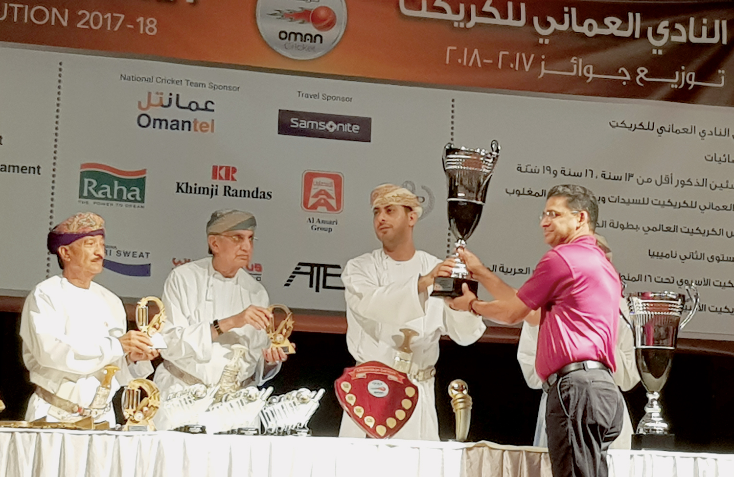 Khawar, Sanuth receive top prizes at Oman Cricket’s annual awards night ...